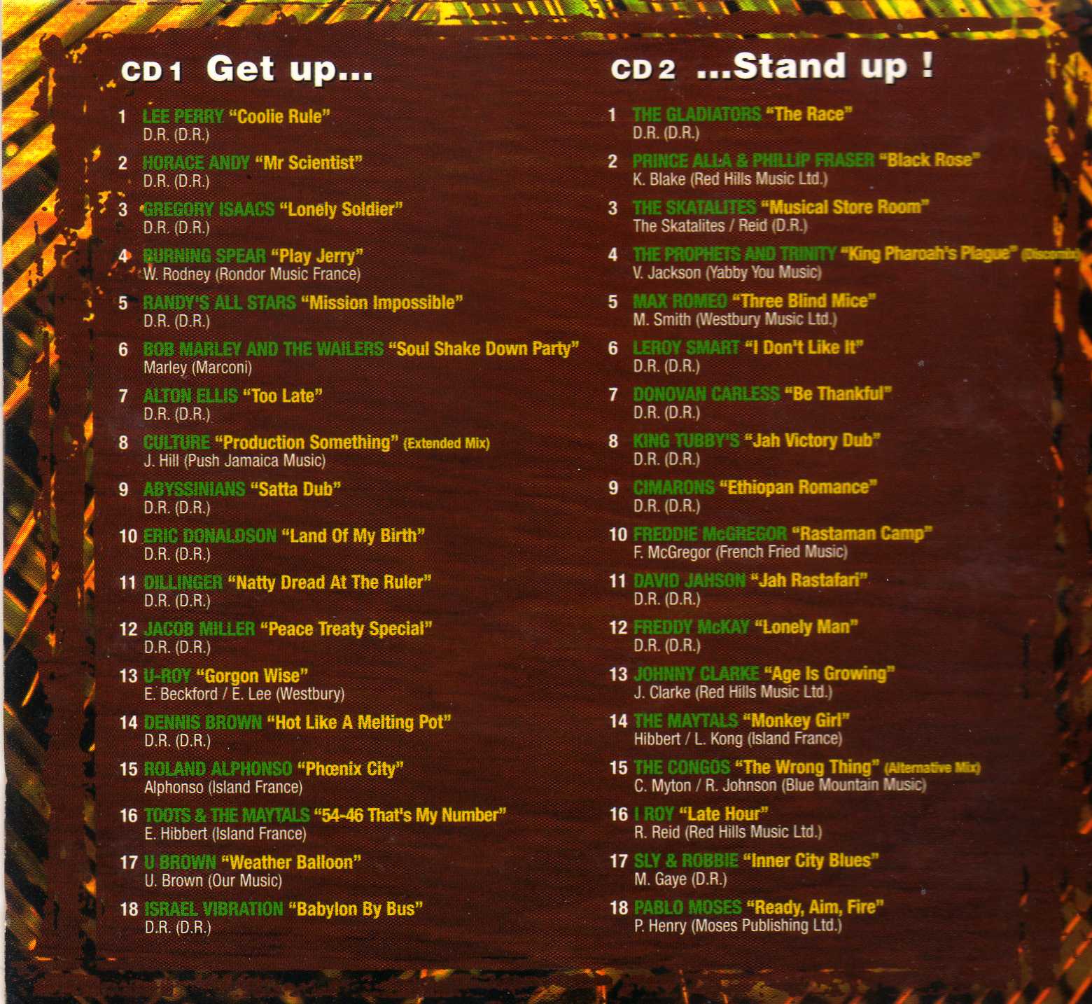 Radical Web Sound - Ver Tópico - Spirit of Reggae by Various Artists [2 ...