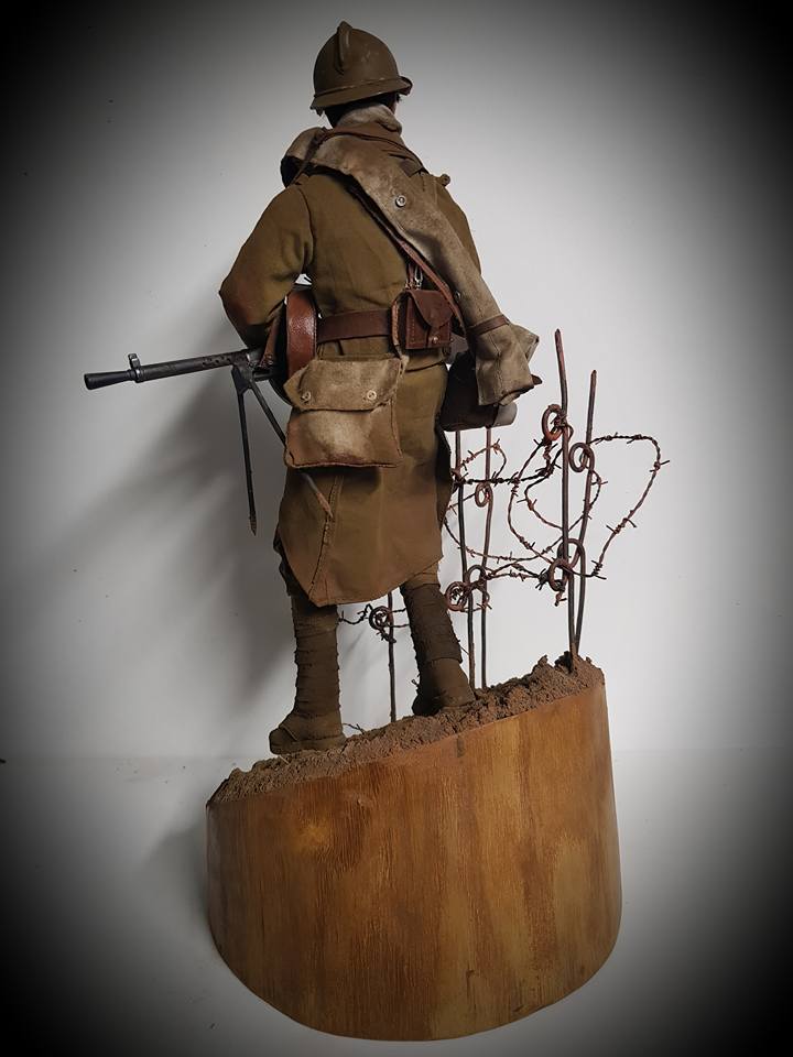 WWI : 1918 hindenburg line. FM chauchat rifleman foreign legion. by LE ...
