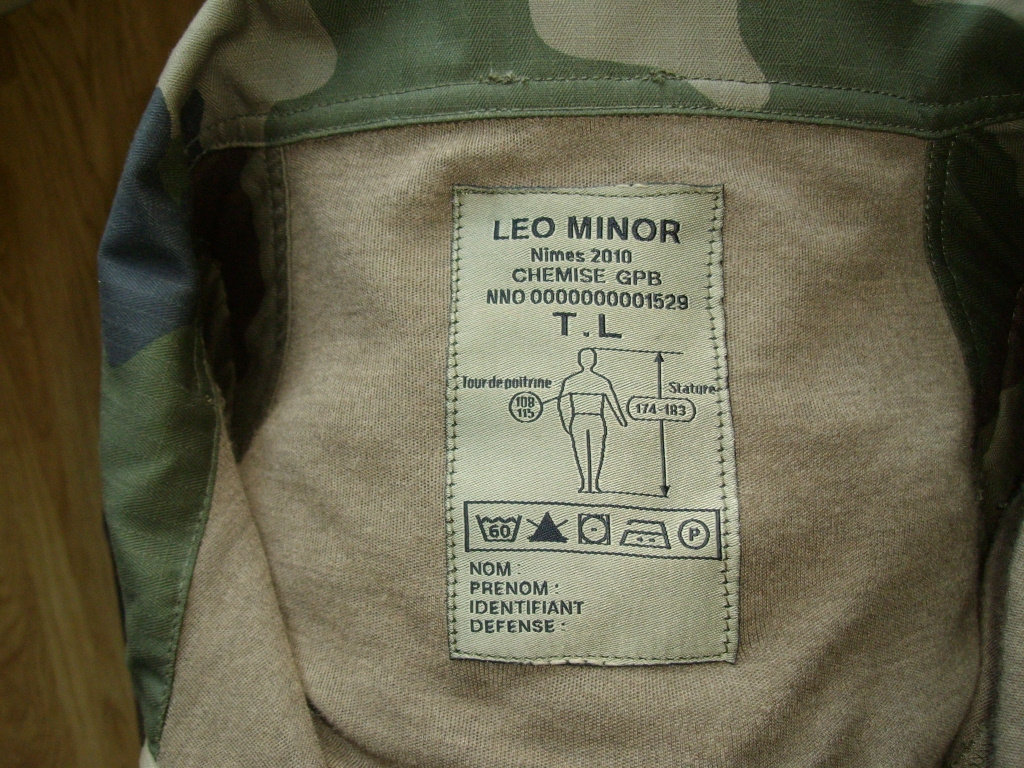 French army CCE camo UBACS