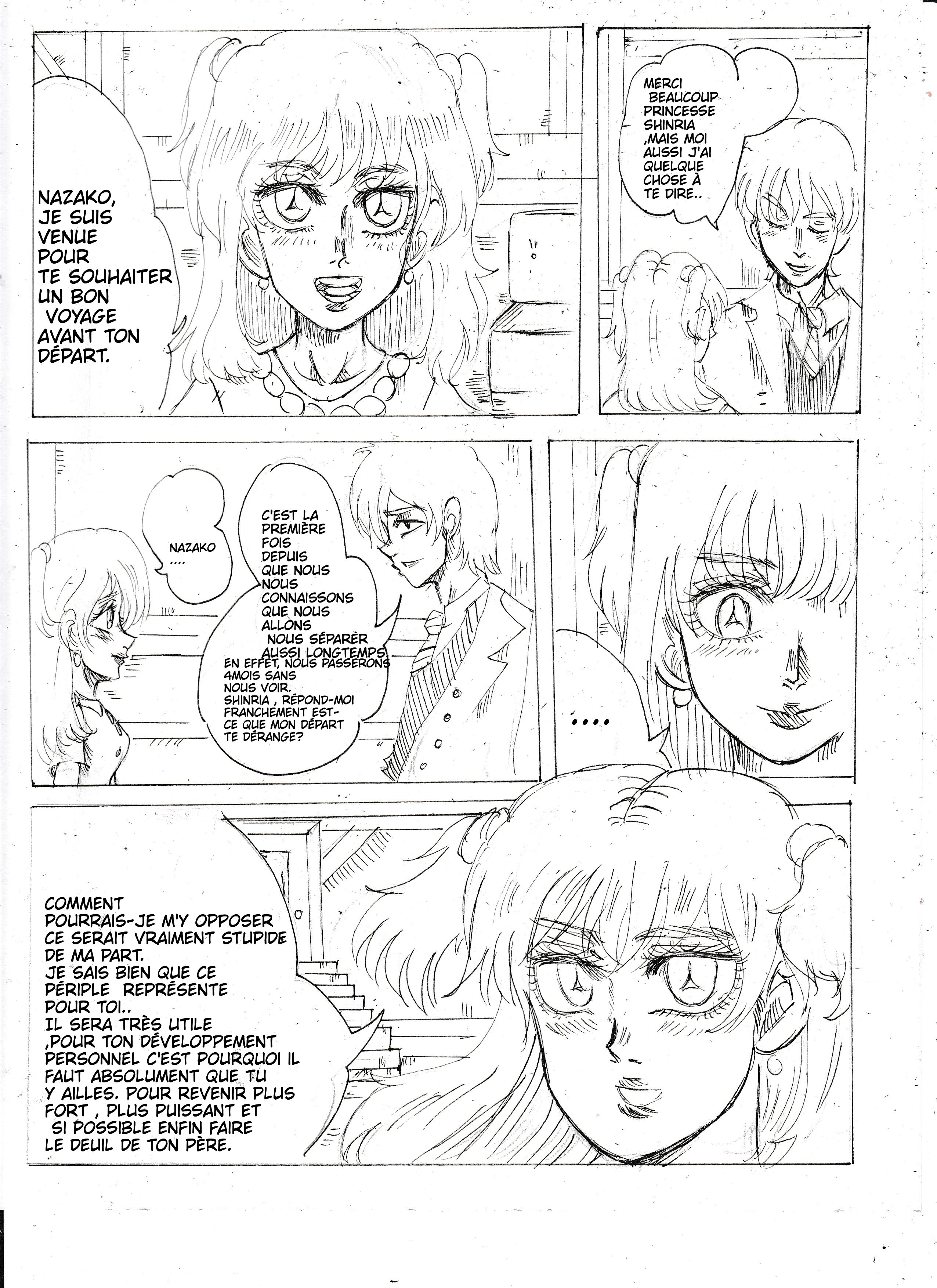 Cristal (Tome 11) chapitre 57 : Le départ de Nazako!