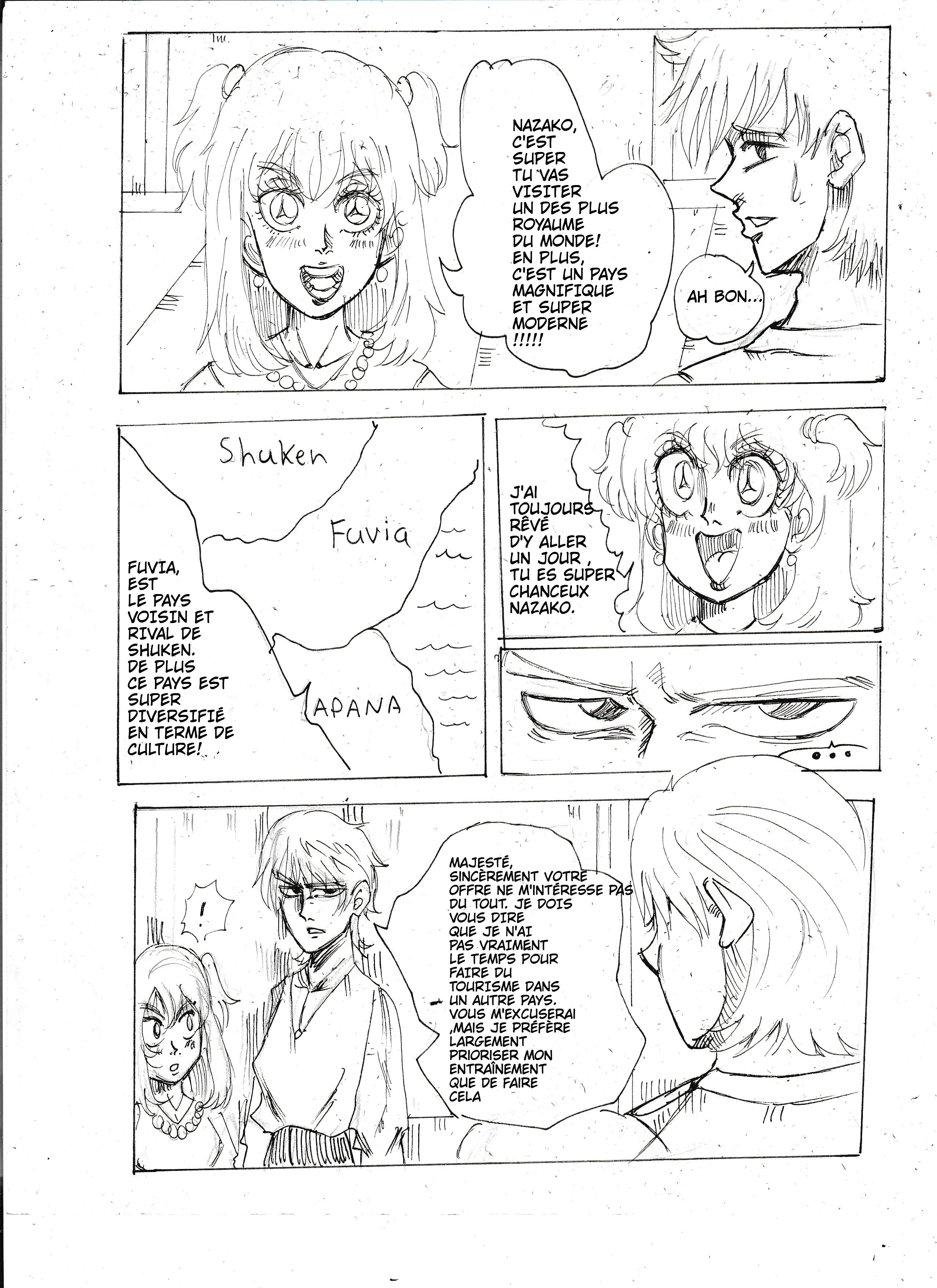 Cristal (Tome 11) chapitre 57 : Le départ de Nazako!