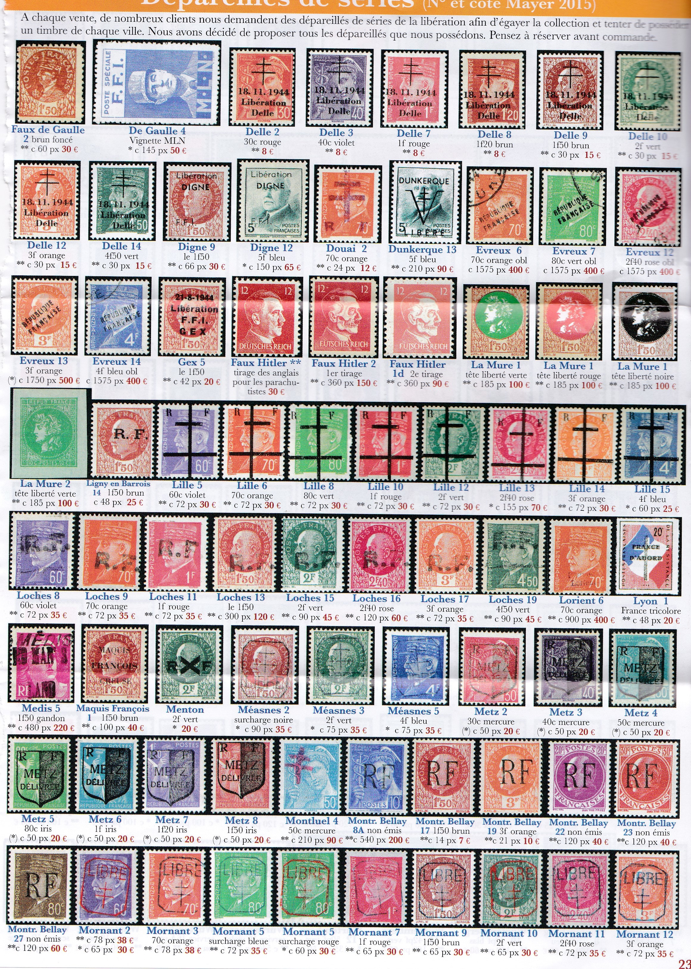 timbre de libération