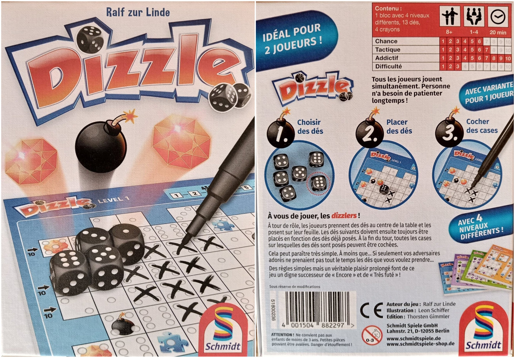 Dizzle : Choisissez bien vos dés – LudiDice