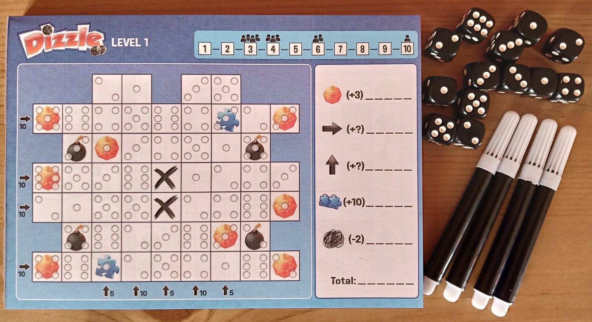 Dizzle : Choisissez bien vos dés – LudiDice