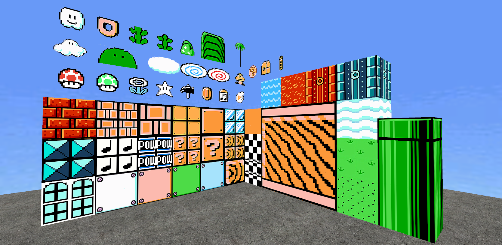 Super Mario Bros 3 Textures [Counter-Strike: Source] [Mods]