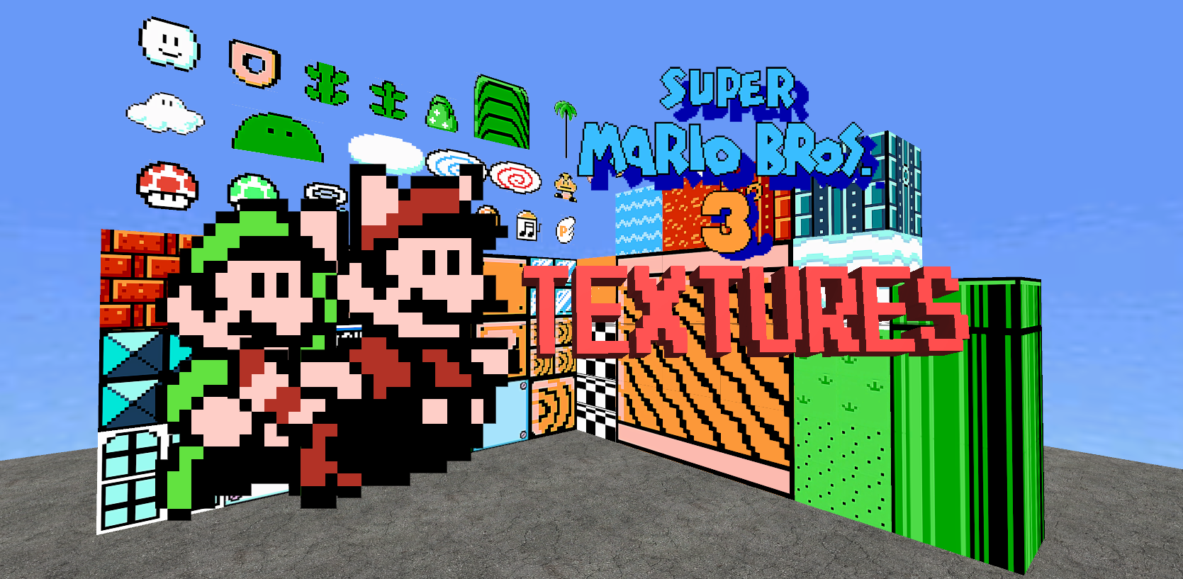 Super Mario Bros 3 Textures [Counter-Strike: Source] [Texture Mods]