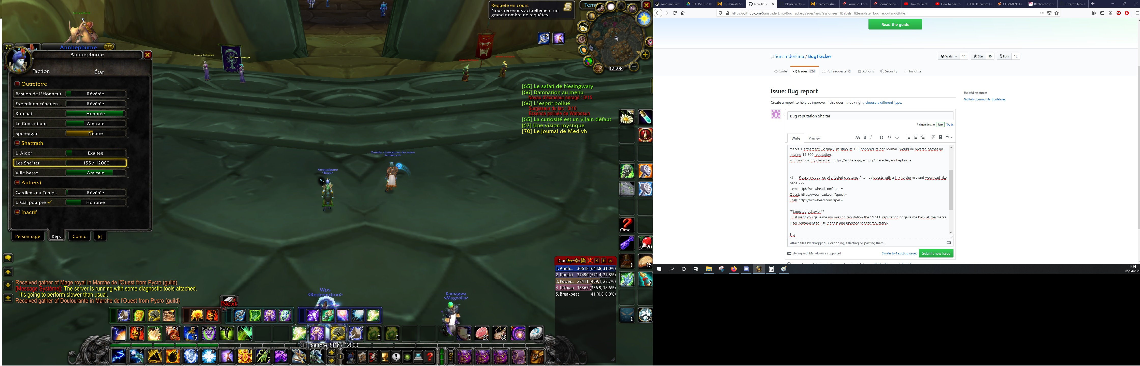 Bug reputation Sha'tar · Issue #2757 · SunstriderEmu/BugTracker · GitHub