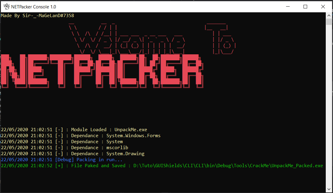 GitHub - Mageland29/NETPacker: Simple Packer .NET