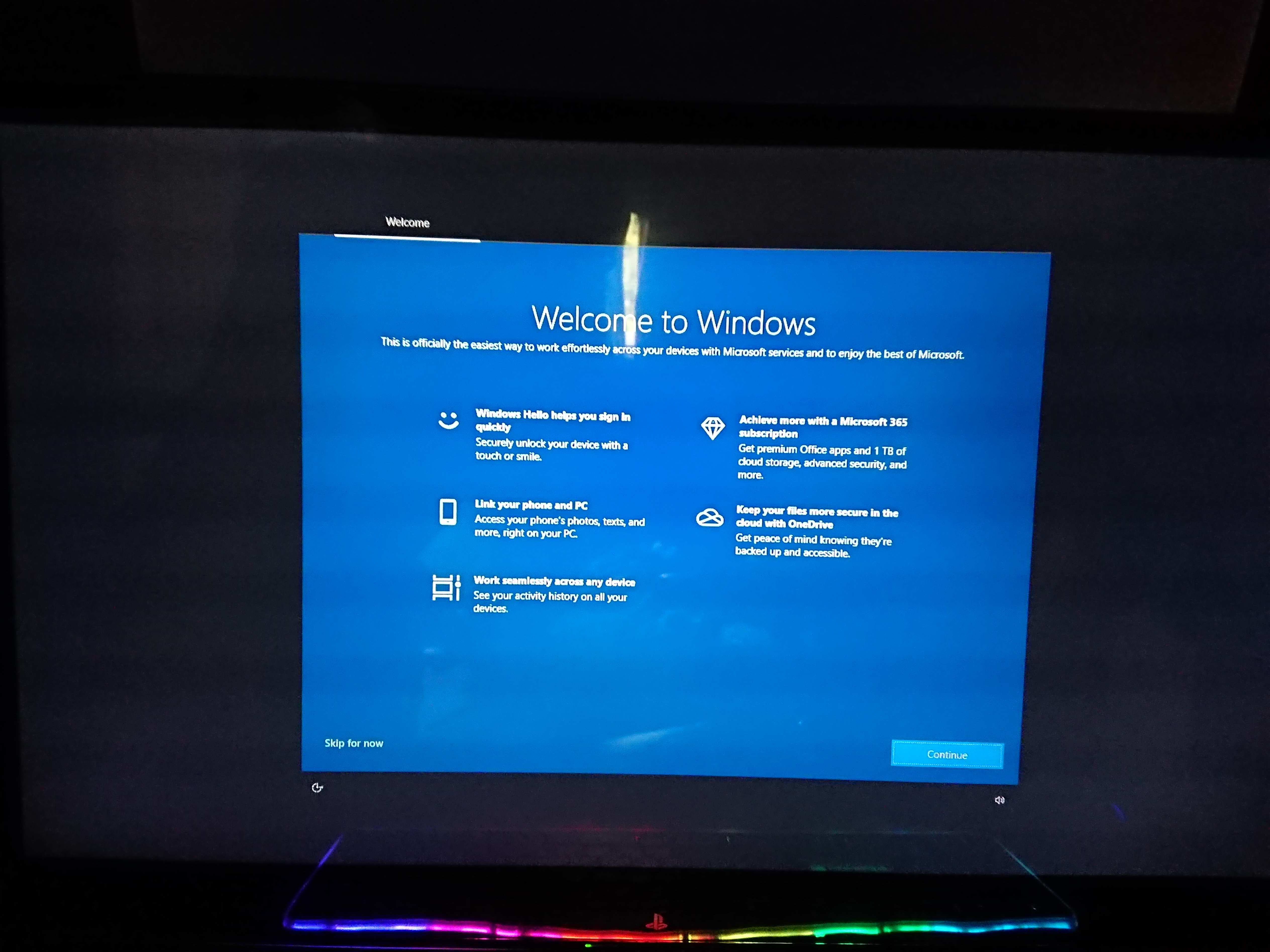 "Welcome to Windows" after update : r/techsupport