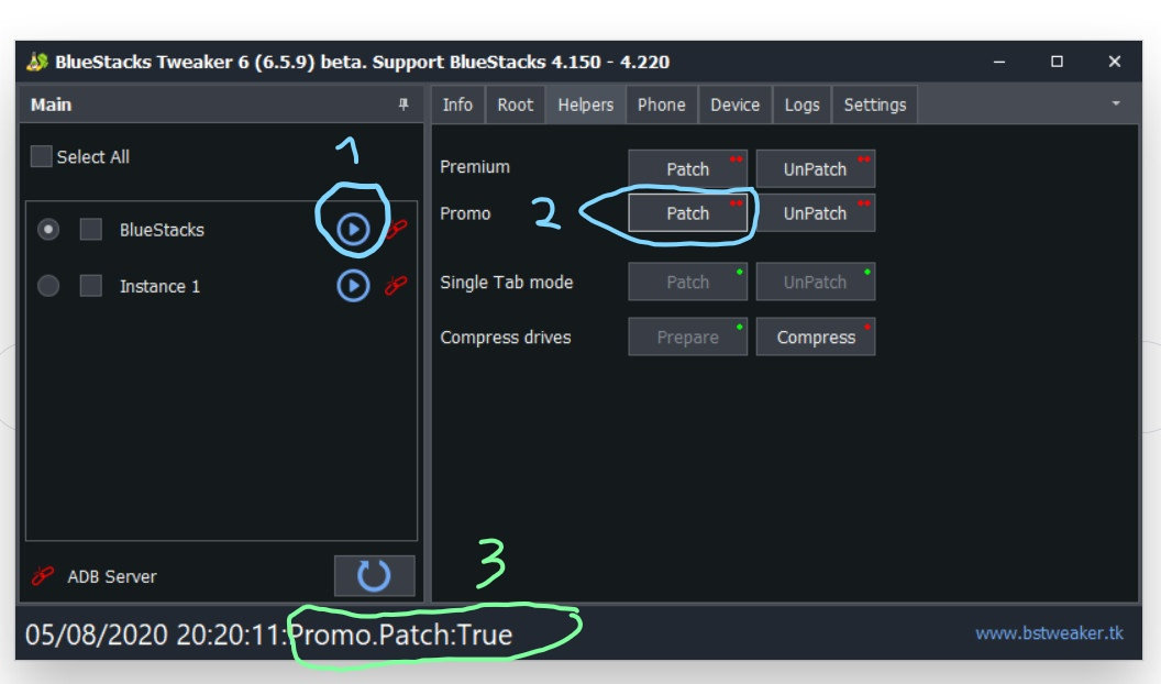 BlueStacks Tweaker 6. Tool for modifing BlueStacks 2 & 3 & 3N & 4 & 5 ...