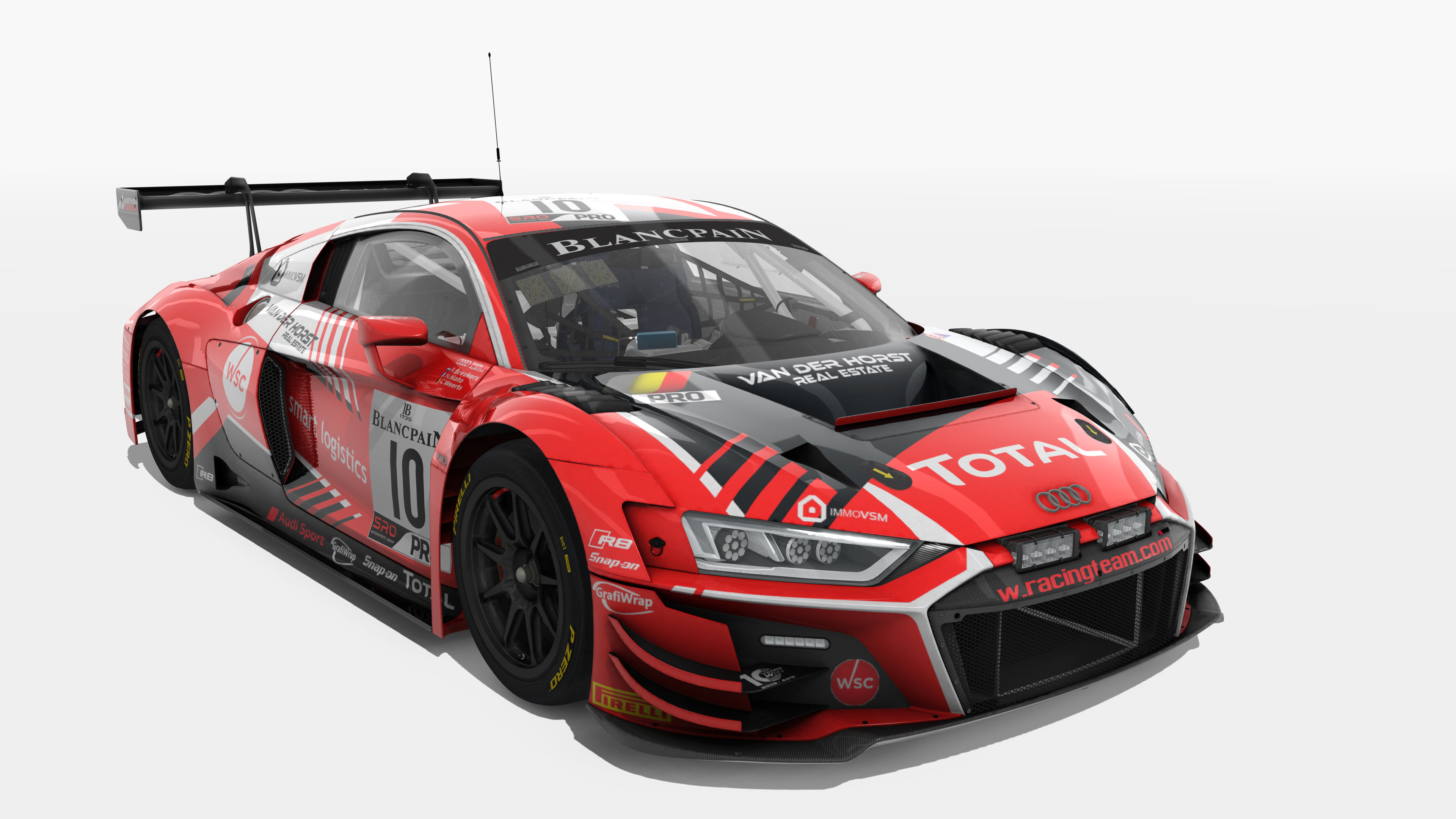 Audi R8 evo GT3 Belgium Audi Club Team WRT | OverTake.gg
