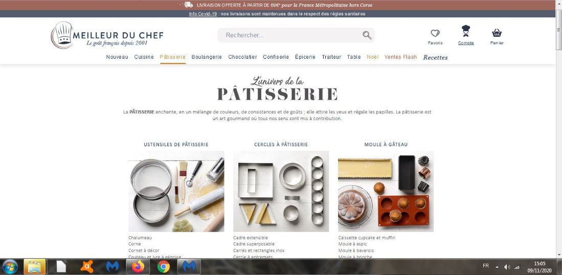 J’ai testé le site meilleurs du chef – L'univers de Vanessa