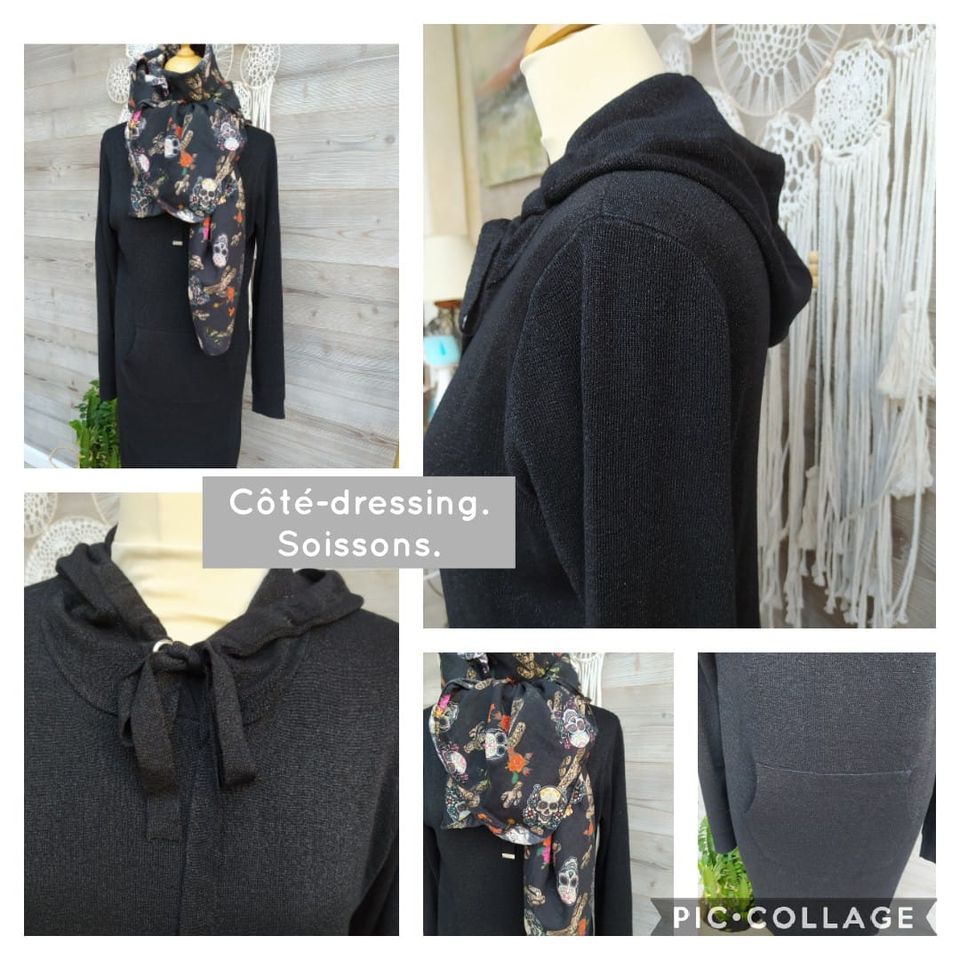 Carnets de notes : Côté-dressing Look du jour, robe "Aziza" en maille ...