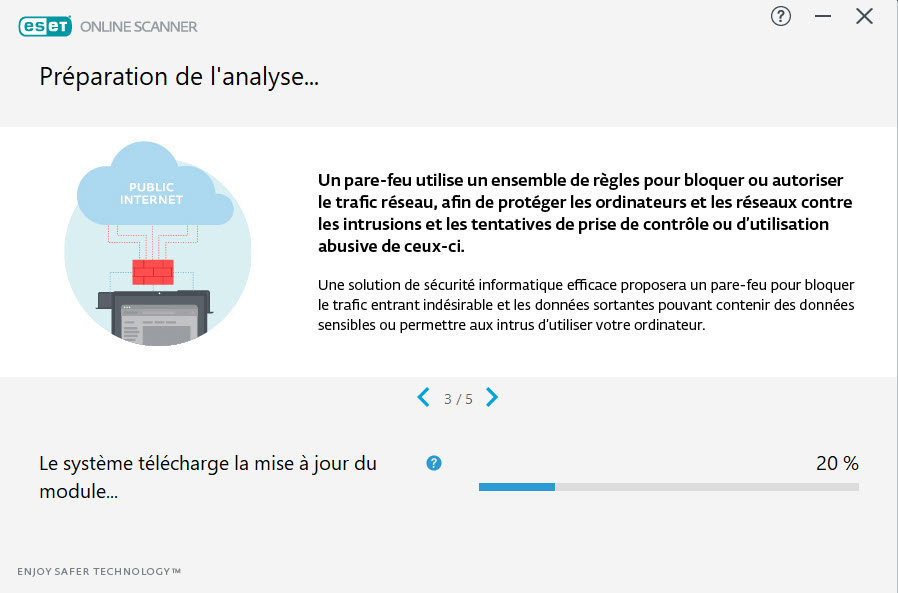 Le scanner en ligne gratuit d'ESET