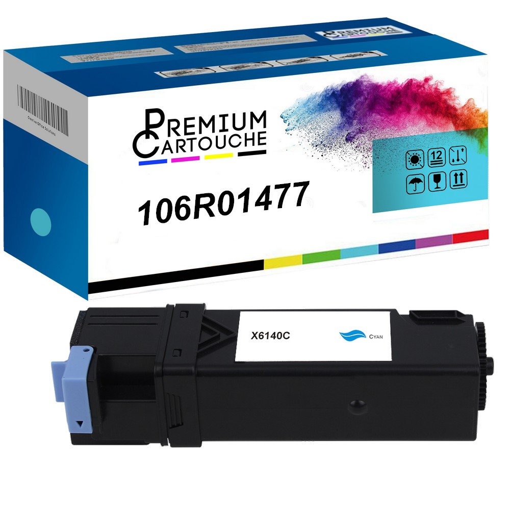 PREMIUM CARTOUCHE x1 Toner 106R01477 106R1477 (Cyan) Compatible XEROX 3701447959308 | eBay