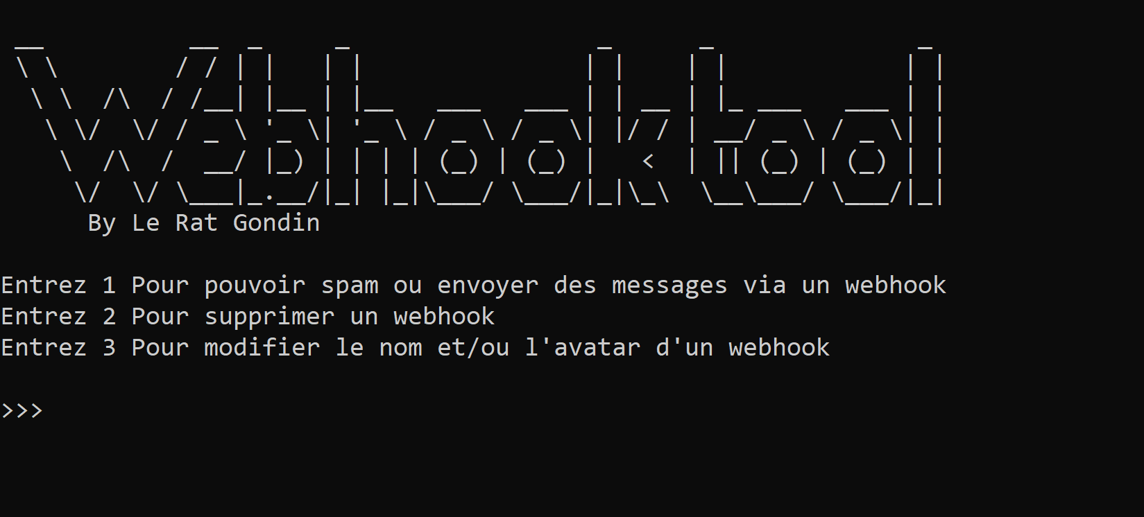 GitHub - LeRatGondin/Webhook-Tool: Un script pour contrôler un webhook ...