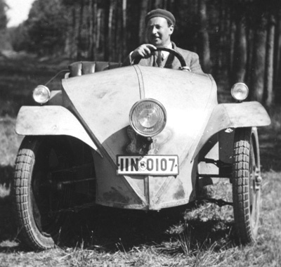 JOSEPH GANZ. CONCEPTEUR AUTOMOBILE ALLEMAND.