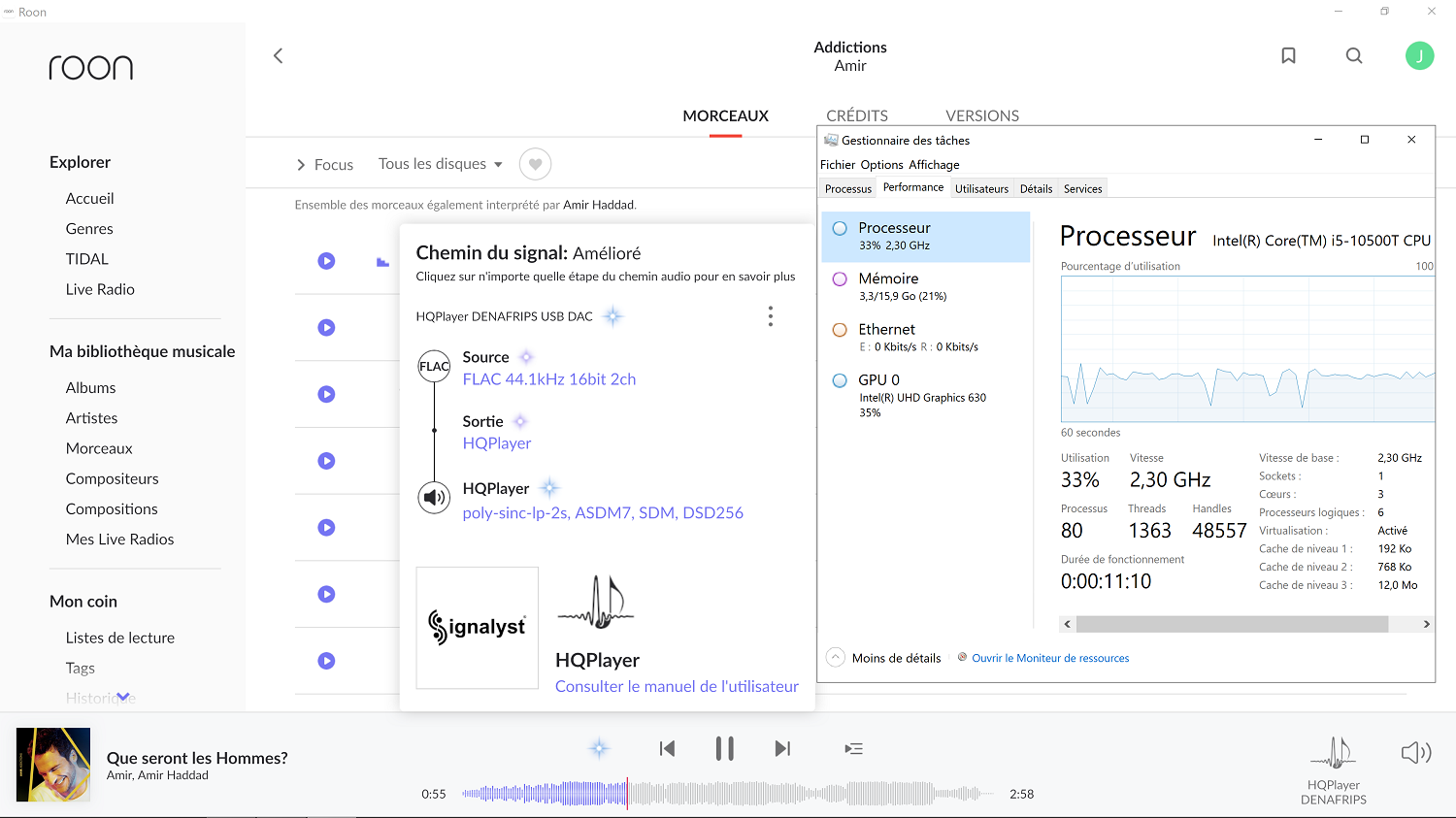 What are the main HQplayer Desktop settings with a DENAFRIPS PONTUS II ...