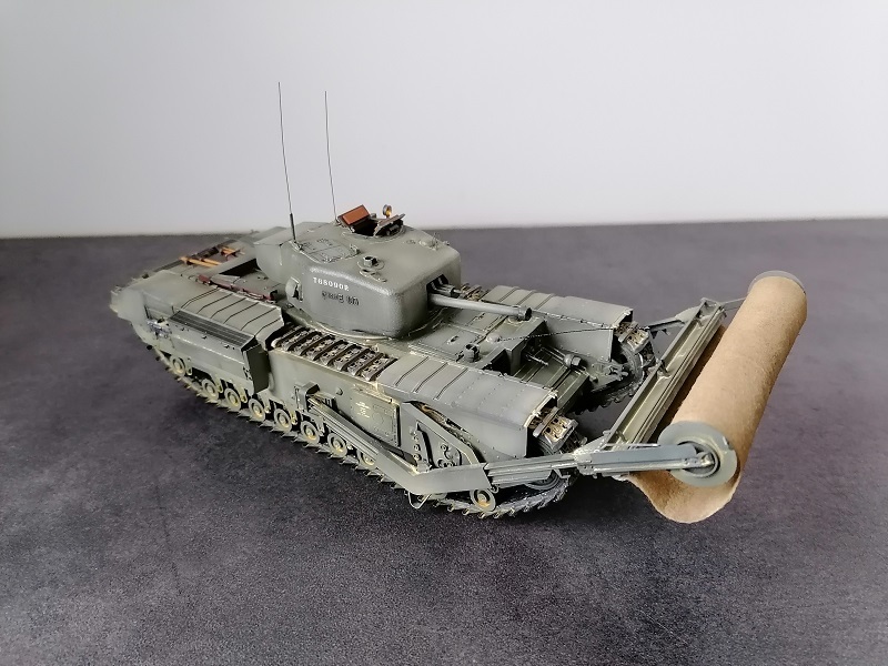 churchill MK IV carpet layer bobbin Mle A Angleterre pour essai 1943