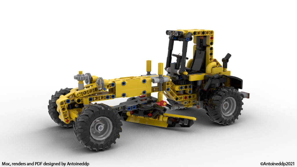 LEGO MOC-92099 42122-B : Road Grader by Antoineddp | Rebrickable ...