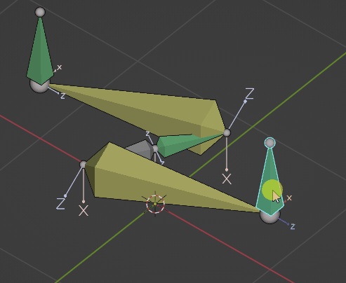 animation - How do I simulate multiple connected pivot joints in a ...