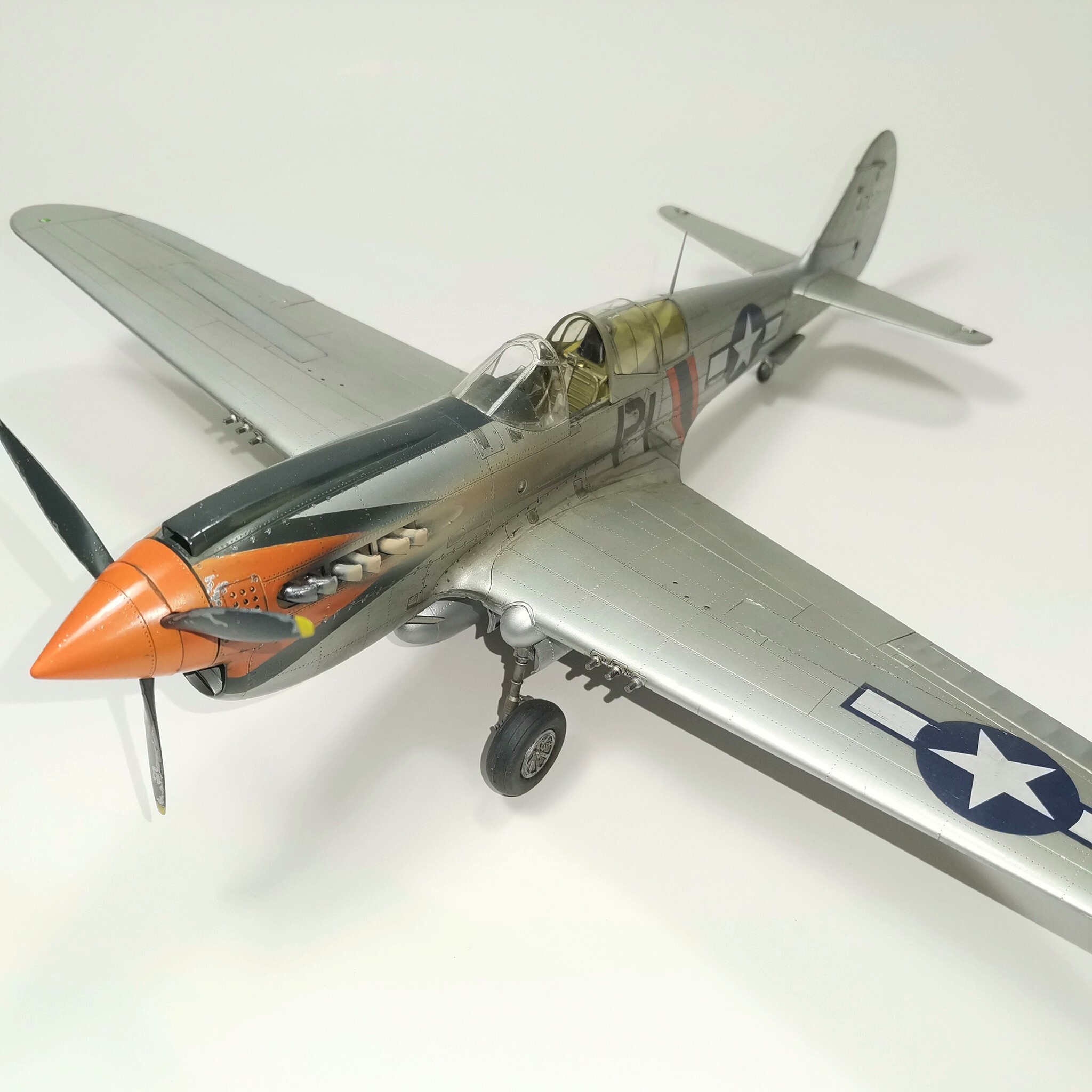 P 40 N TRUMPETER - Ready for Inspection - Large Scale Planes
