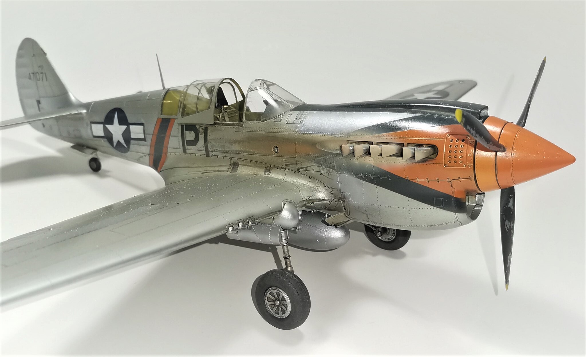 P 40 N TRUMPETER - Ready for Inspection - Large Scale Planes