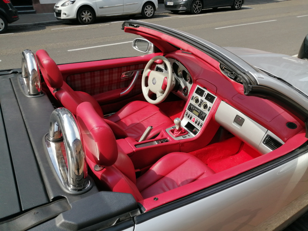 Full leather red interior | Mercedes SLK World