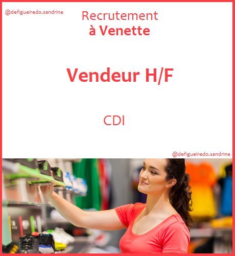 Carnets de notes : Courir recrute à Venette (Compiegne) Vendeur H/F CDI