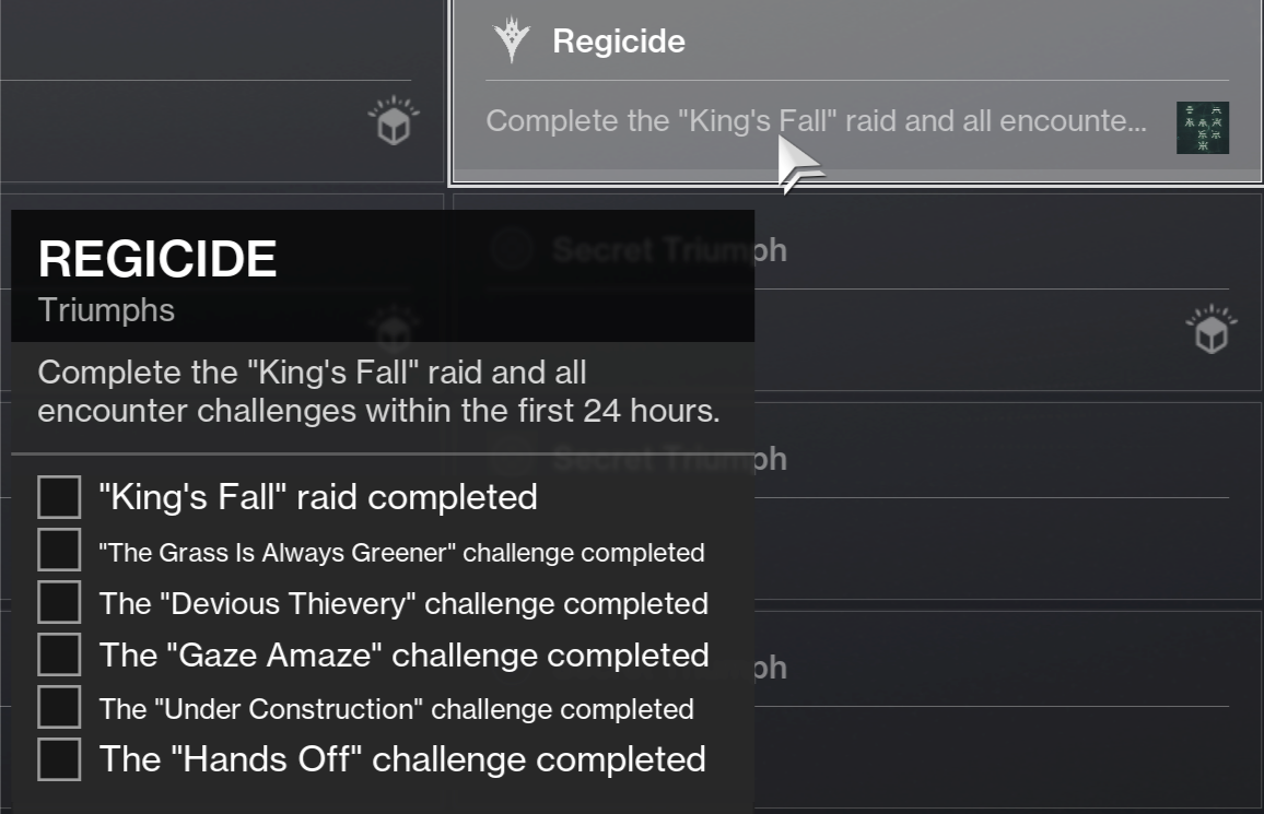 Theorizing King's Fall chalenges based on their names : r/raidsecrets