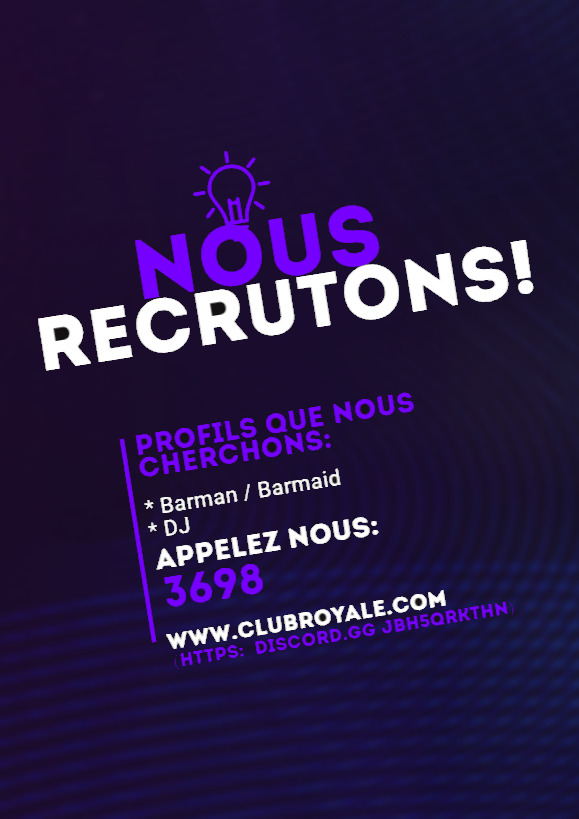 [ Offre d'emploi ] Recrutement Barman/Barmaid et DJ - Archives - GTAW France