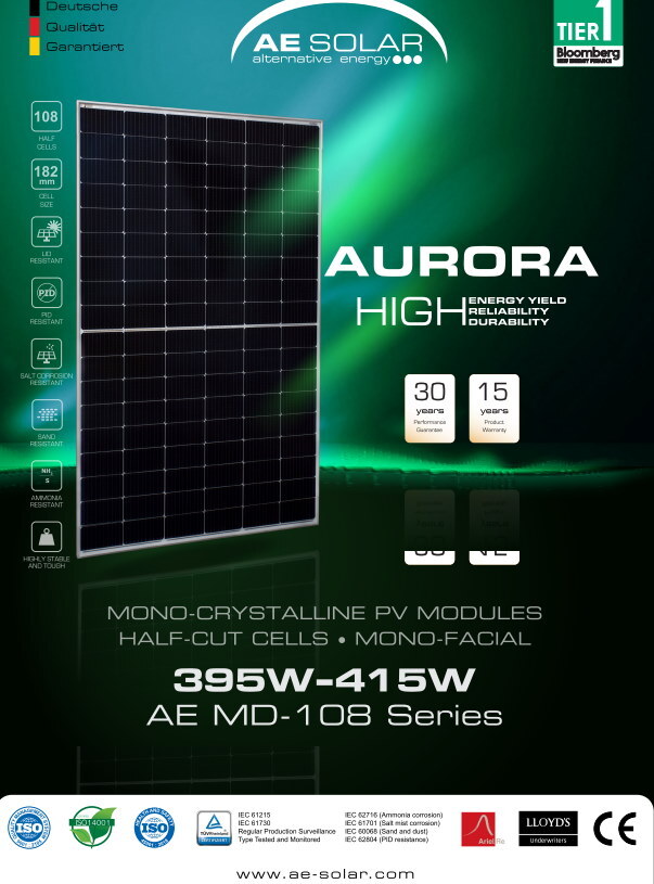 Panneau AE Solar -415W AE MD-108 Series , avis ? - Forum photovoltaïque