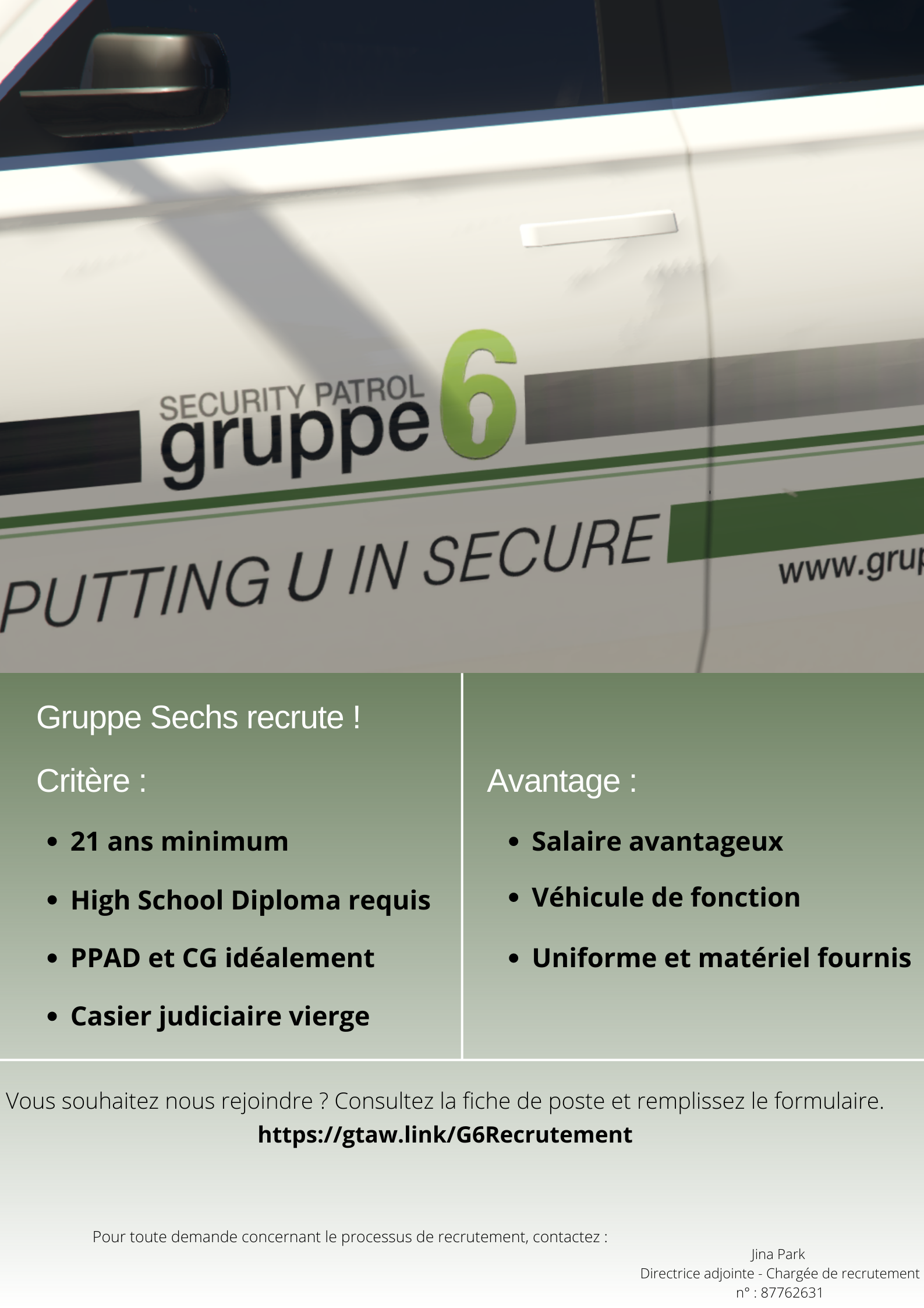 Gruppe Sechs Security - Fiche de poste - [H/F] Agent de sécurité armé ...