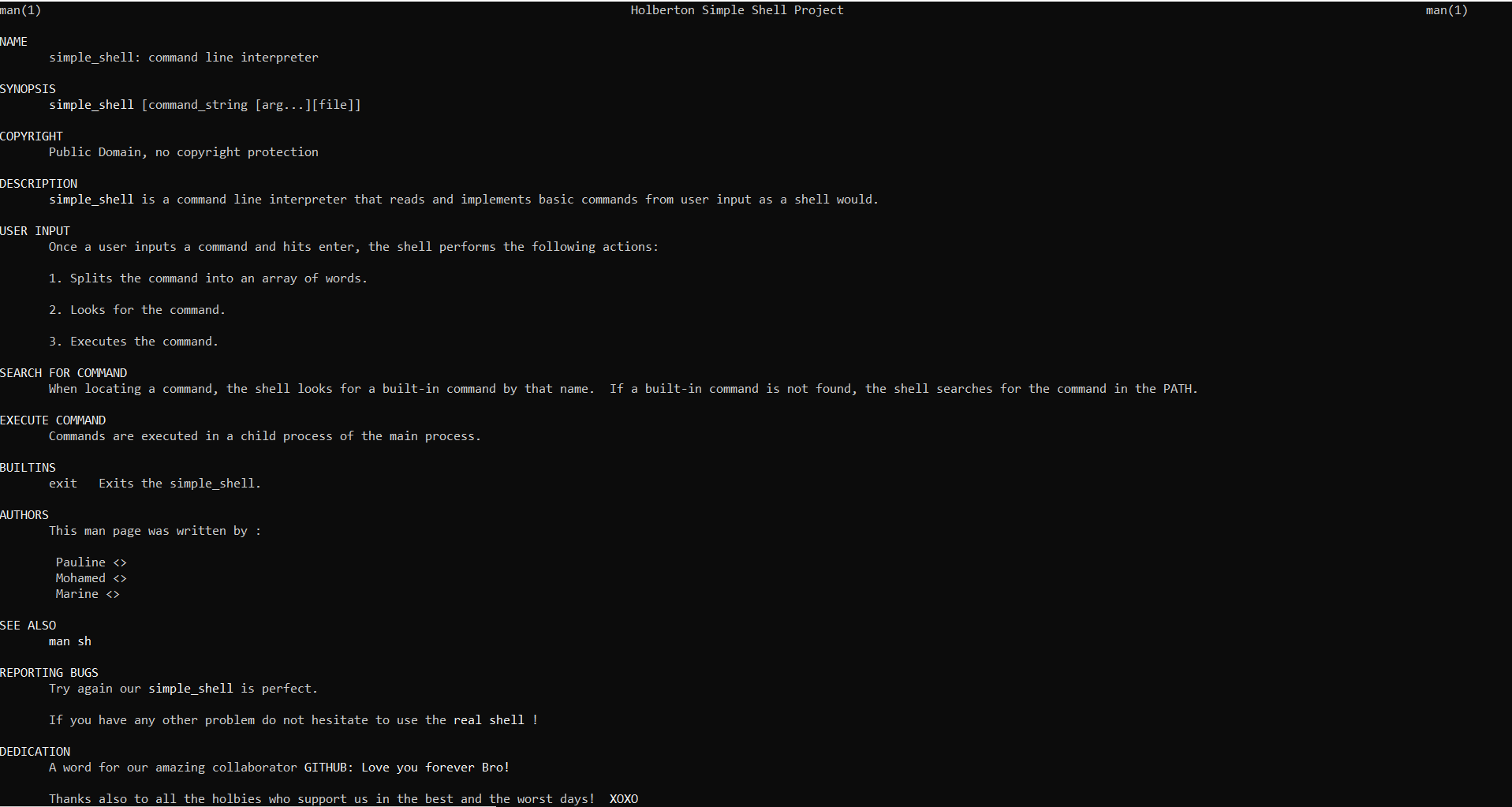 GitHub - paulinepar/holbertonschool-simple_shell