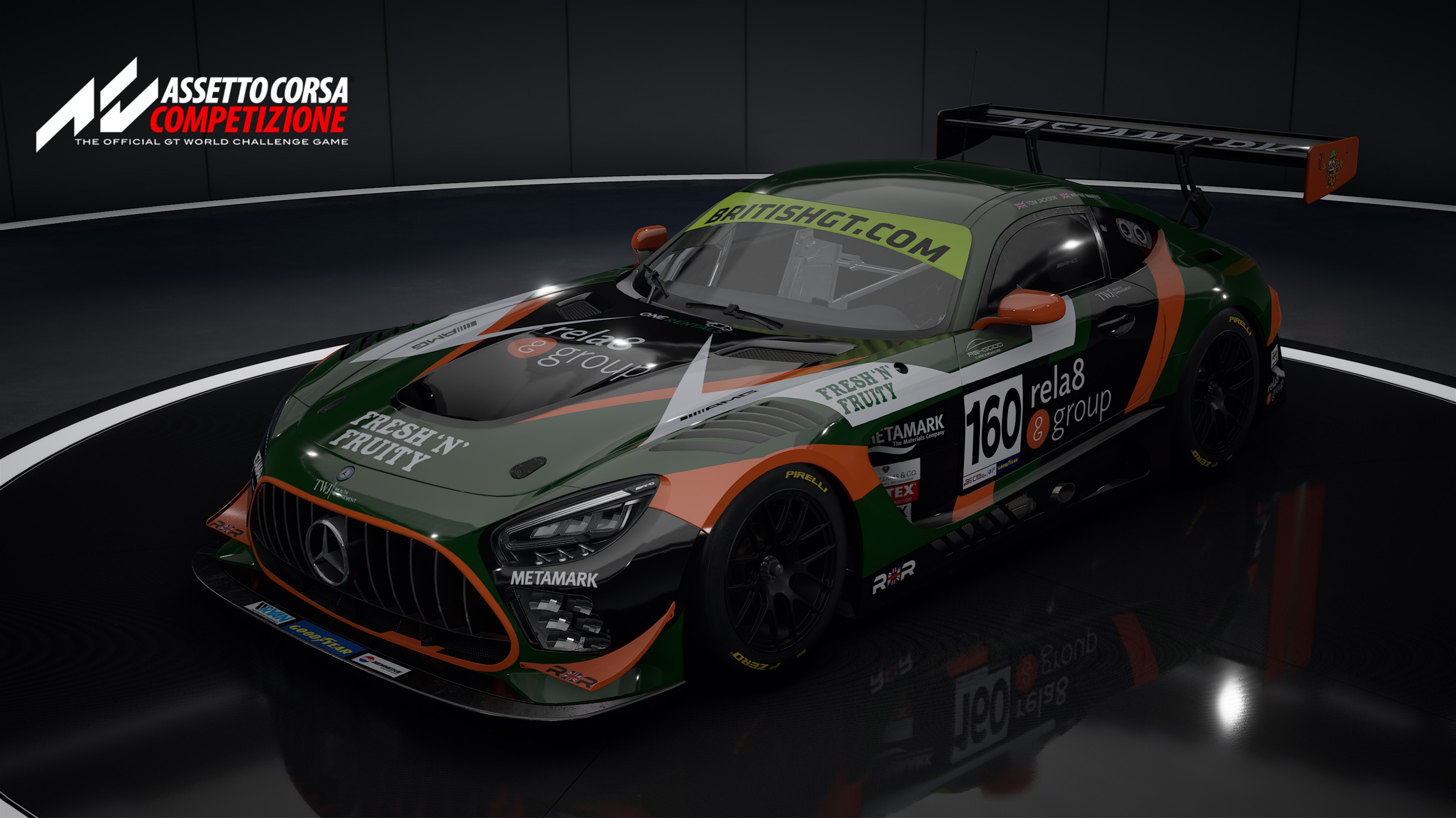 AMG GT3 EVO Rob Boston Racing 2022 | OverTake.gg