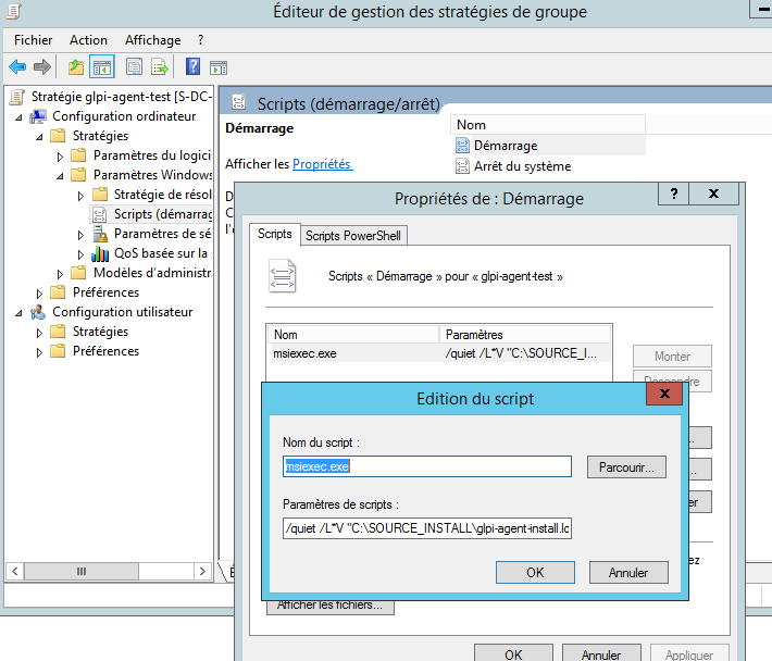 Install glpi-agent avec une GPO / Utilisation GLPI / Forum GLPI-Project