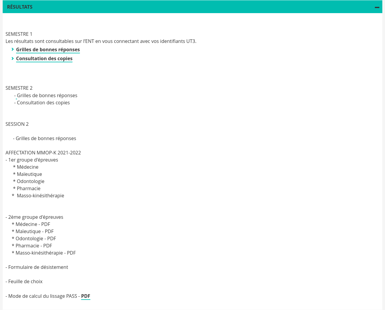 date des résultats ?? - Page 2 - Informations Tutorat - Tutorat ...