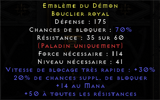 50 @ Resists Good Shield ? - Topic - d2jsp
