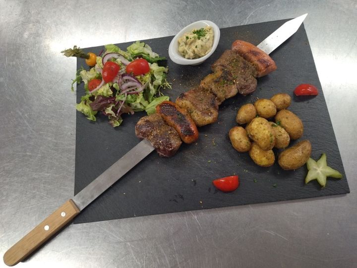 Carnets de notes : Restaurant le st Vincent Soissons Brochette ...