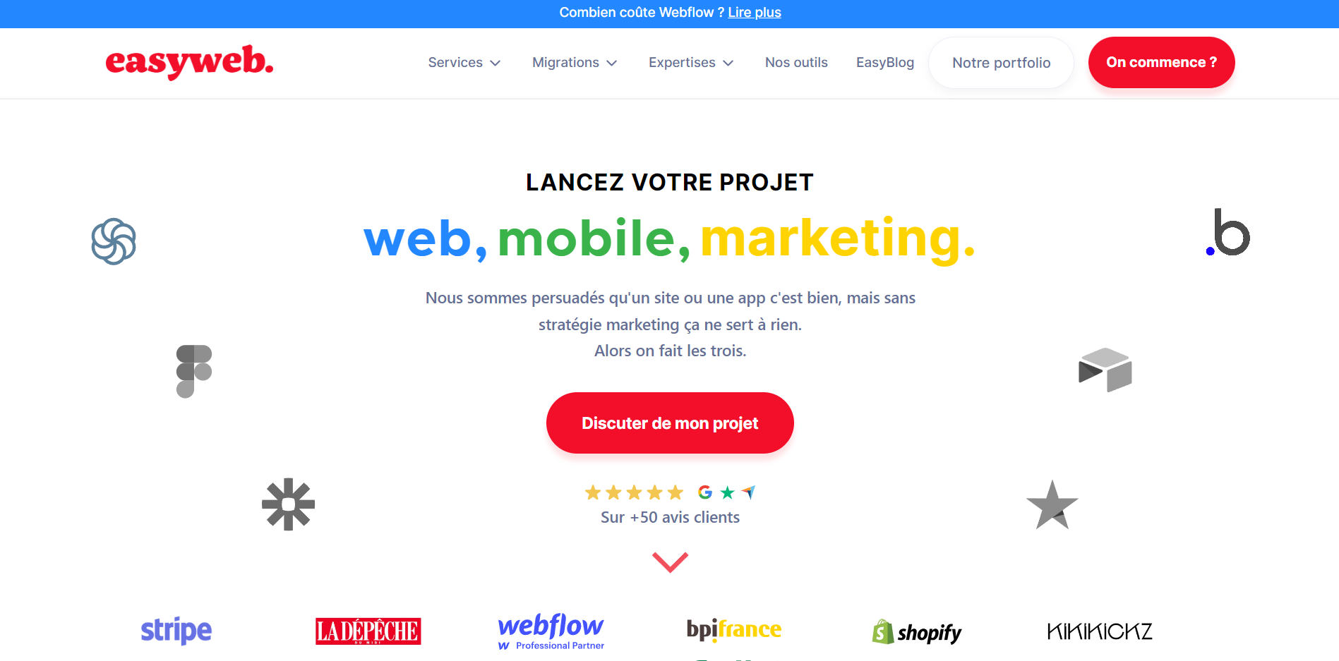 Easyweb | Agence digitale Web No-Code