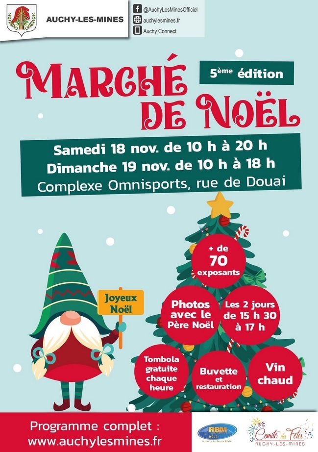 Marché de noël d'auchy les mines - OnVaSortir! Lille