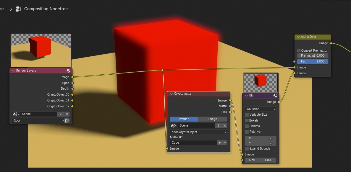compositing nodes - Add Glare to a single object in composite? (Cycles) - Blender Stack Exchange