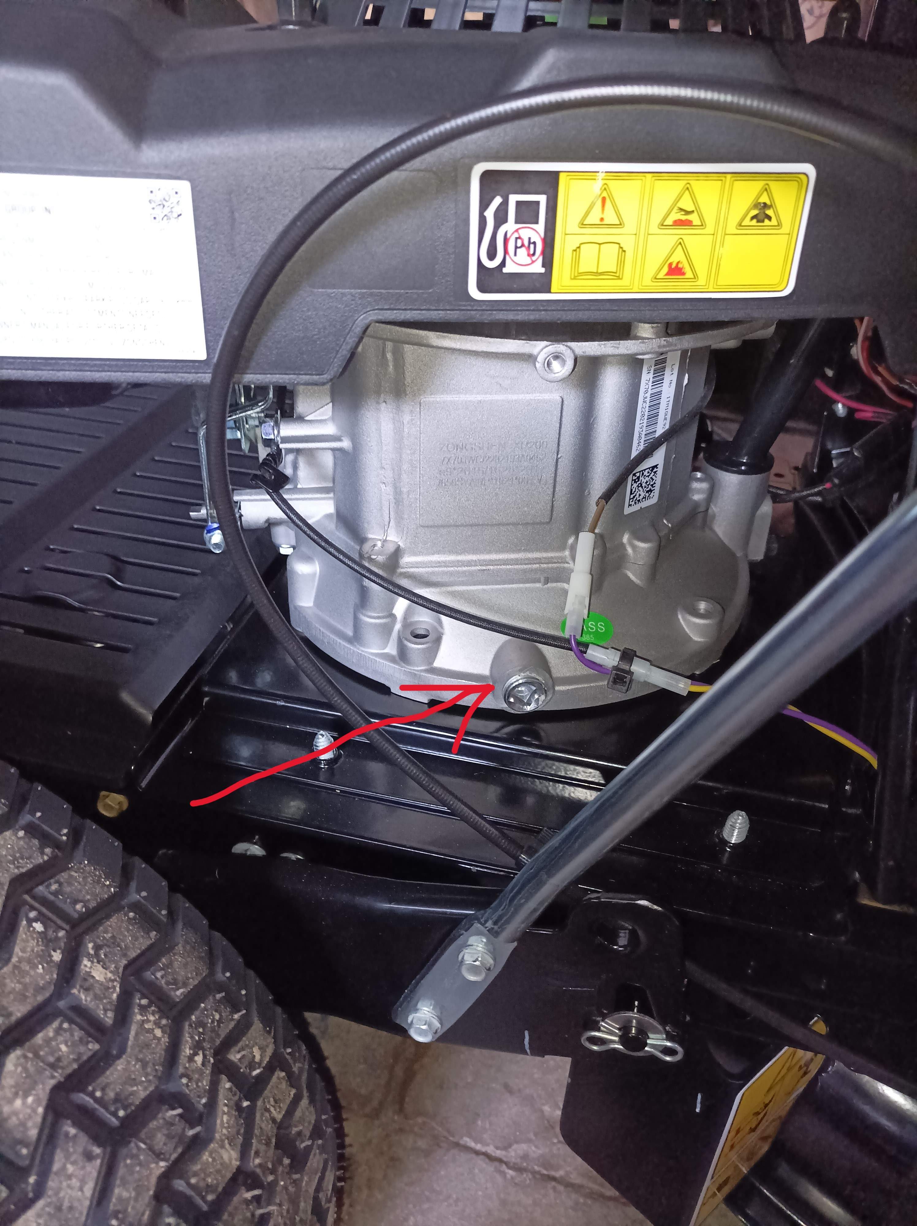 Le Forum de la Motoculture > Vidange MTD 60SDE Minirider