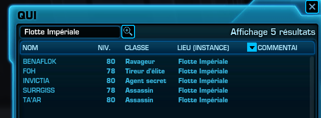 "Who" bar not working - Bug Reports - SWTOR | Forums