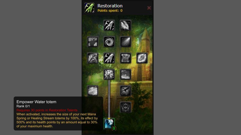 Shaman NEW Talent Trees [with screenshots] - Turtle WoW