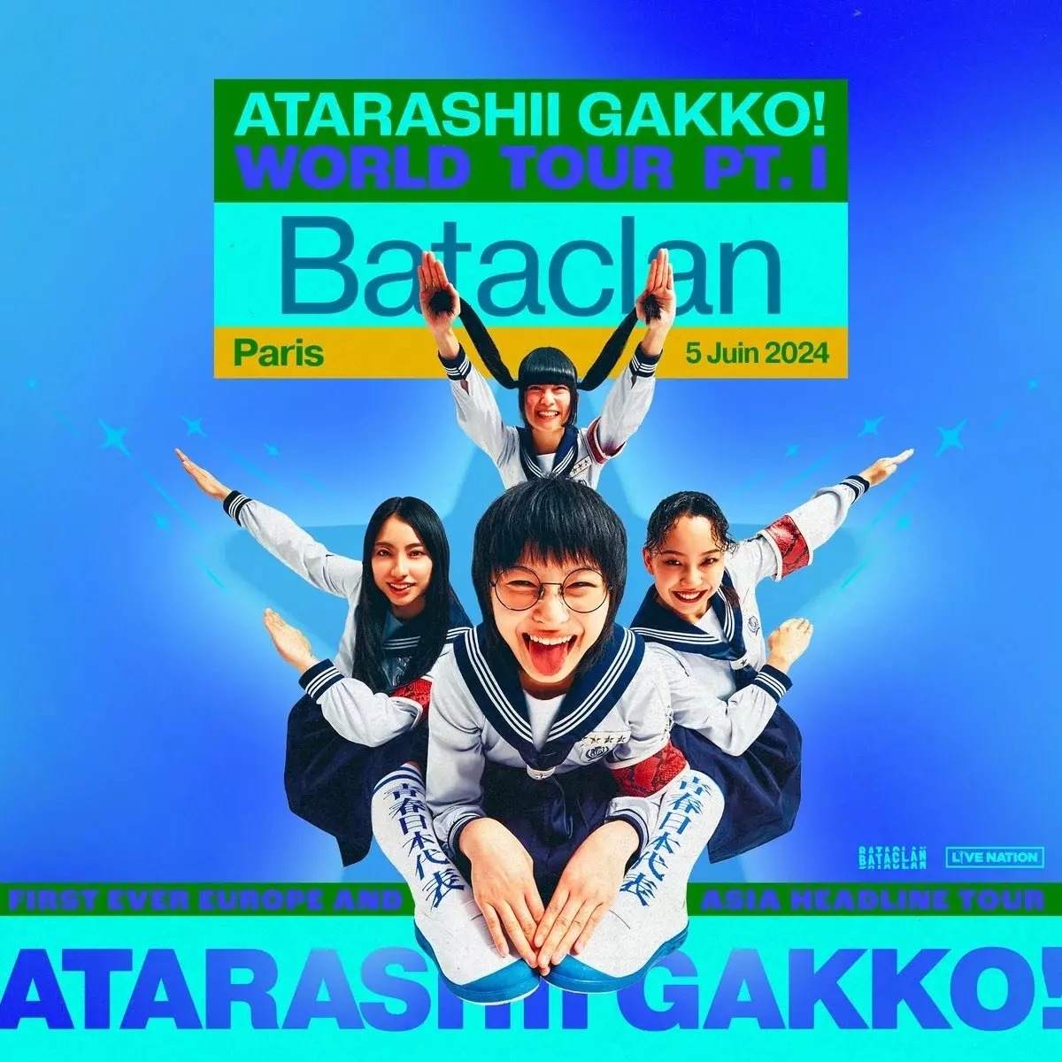 ATARASHII GAKKO ! - A G ! CALLING WORLD TOUR Pt I - BATACLAN - Paris - 05/06/2024 [Chronique ...